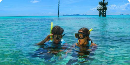 Garrafon Natural Park in Isla Mujeres | Cancun Tour, Mexico